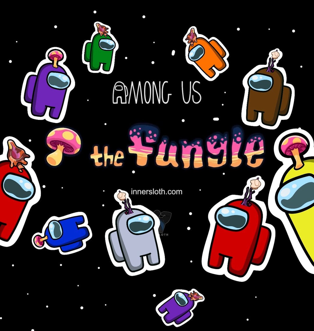 Among Us Imposter The Fungle Fungus New Map Dye Cut Stickers Etsy