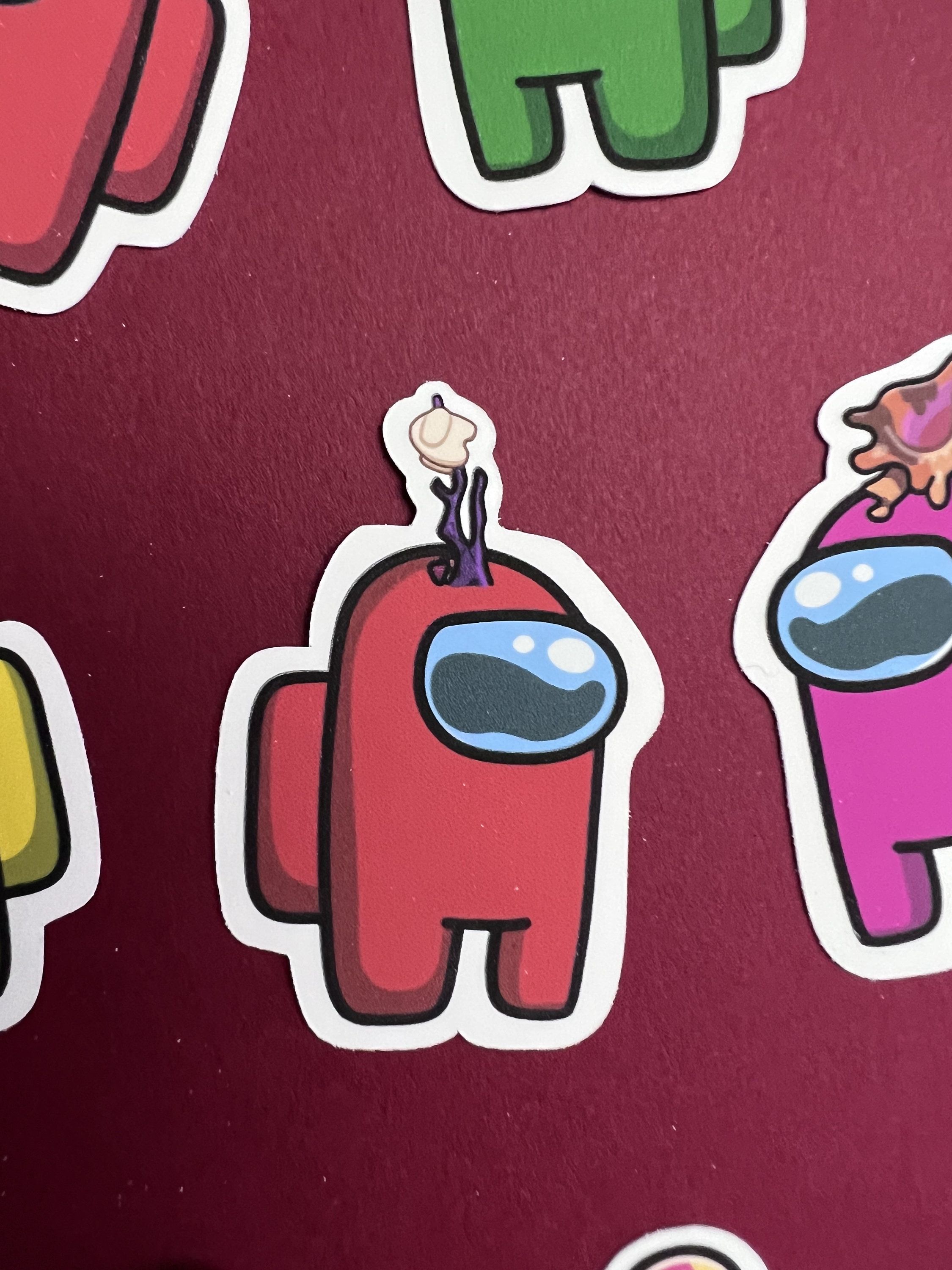 Among Us Imposter the Fungle Fungus New Map Dye Cut Stickers - Etsy