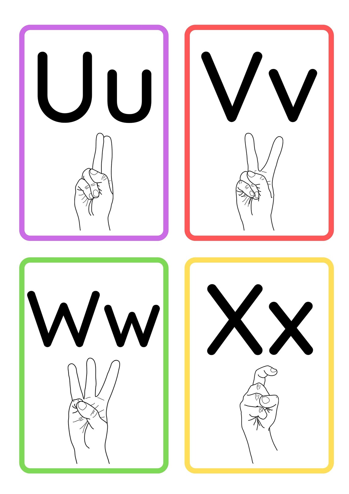 ASL Mastery Flashcards: Learn American Sign Language Teach Alphabet ...