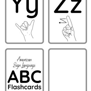 ASL Mastery Flashcards: Learn American Sign Language Teach Alphabet ...
