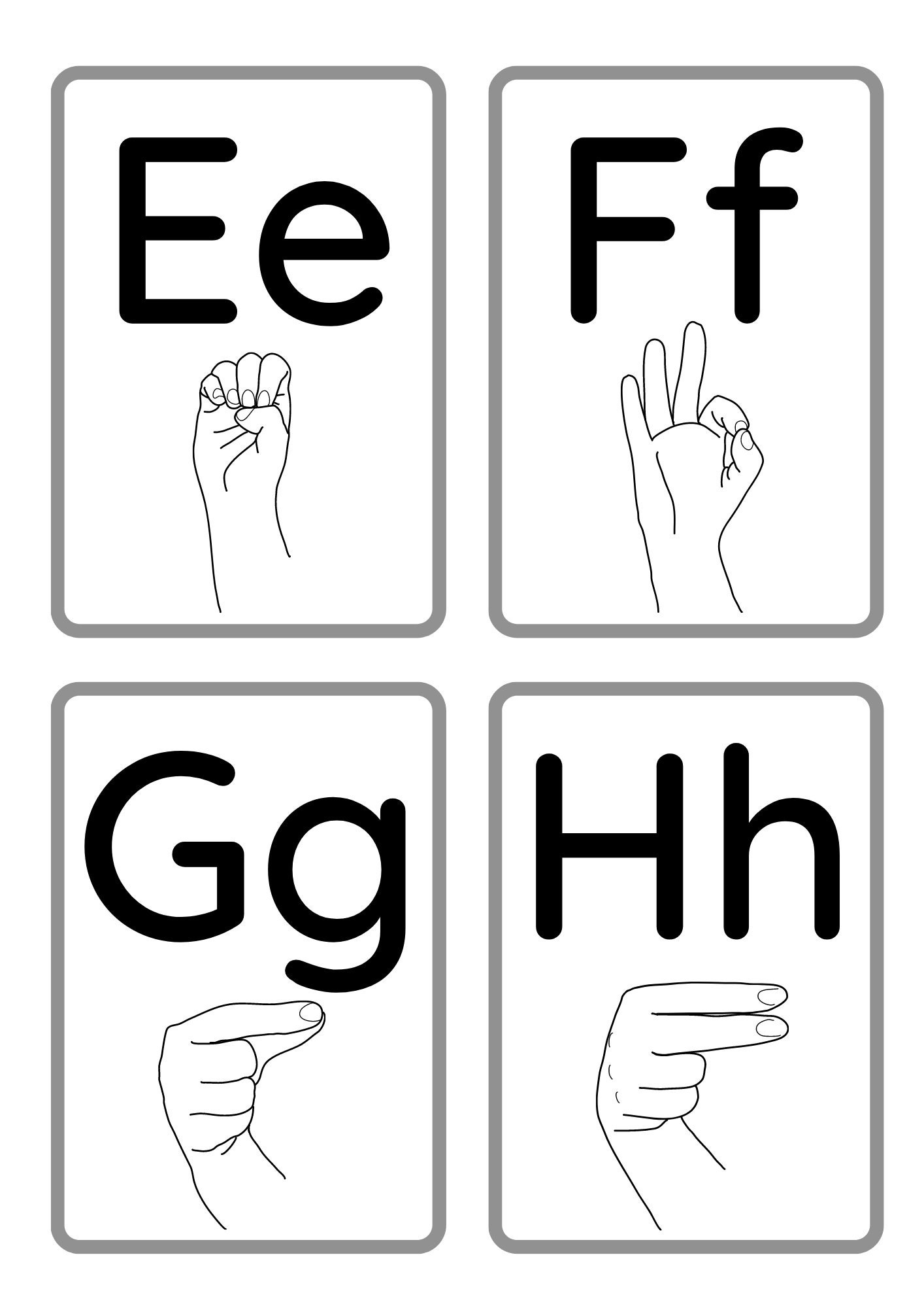 ASL Mastery Flashcards: Learn American Sign Language Teach Alphabet ...