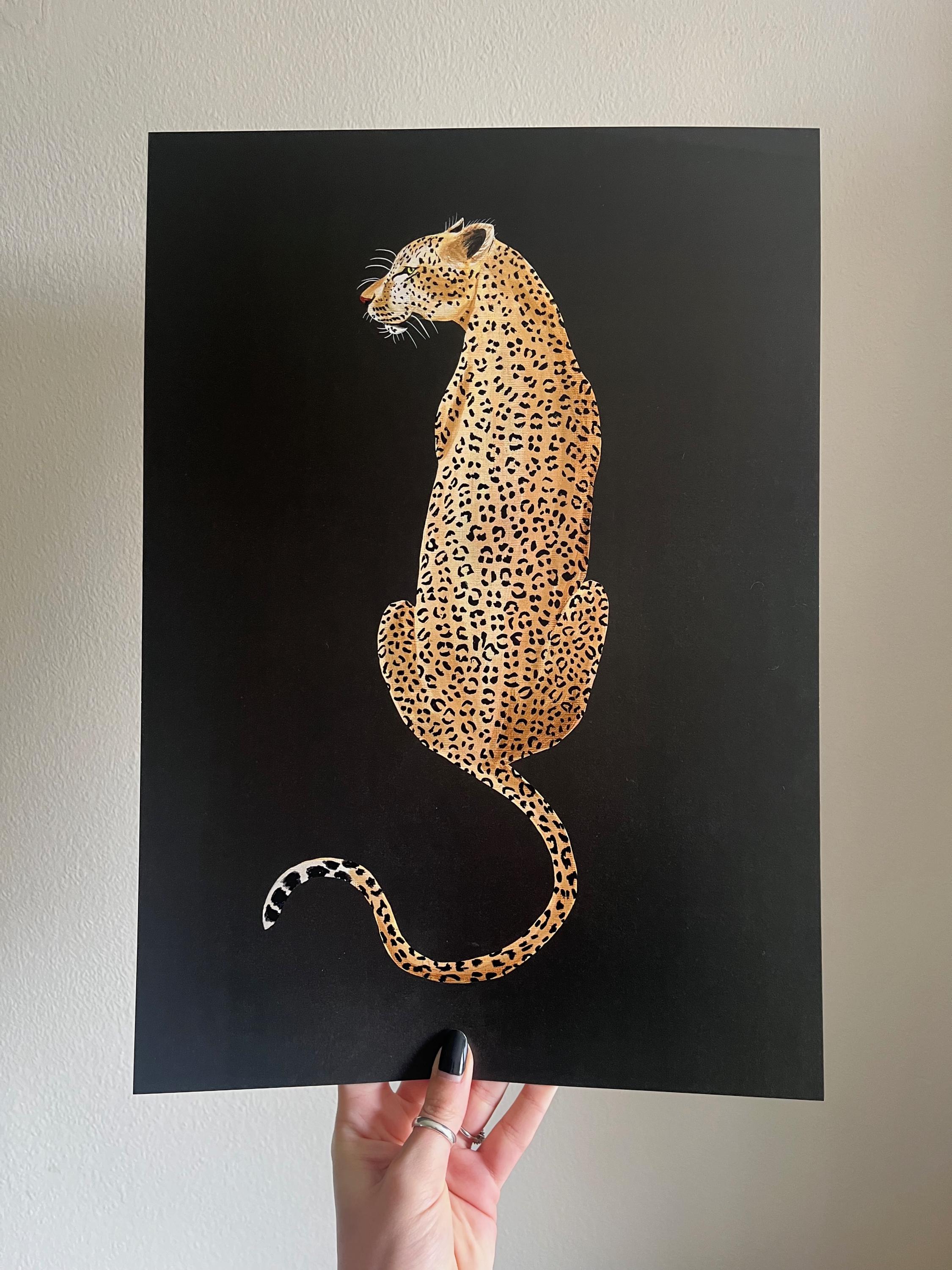 Leopard Home Decor Wall Art Print A5 A4 A3 - Etsy