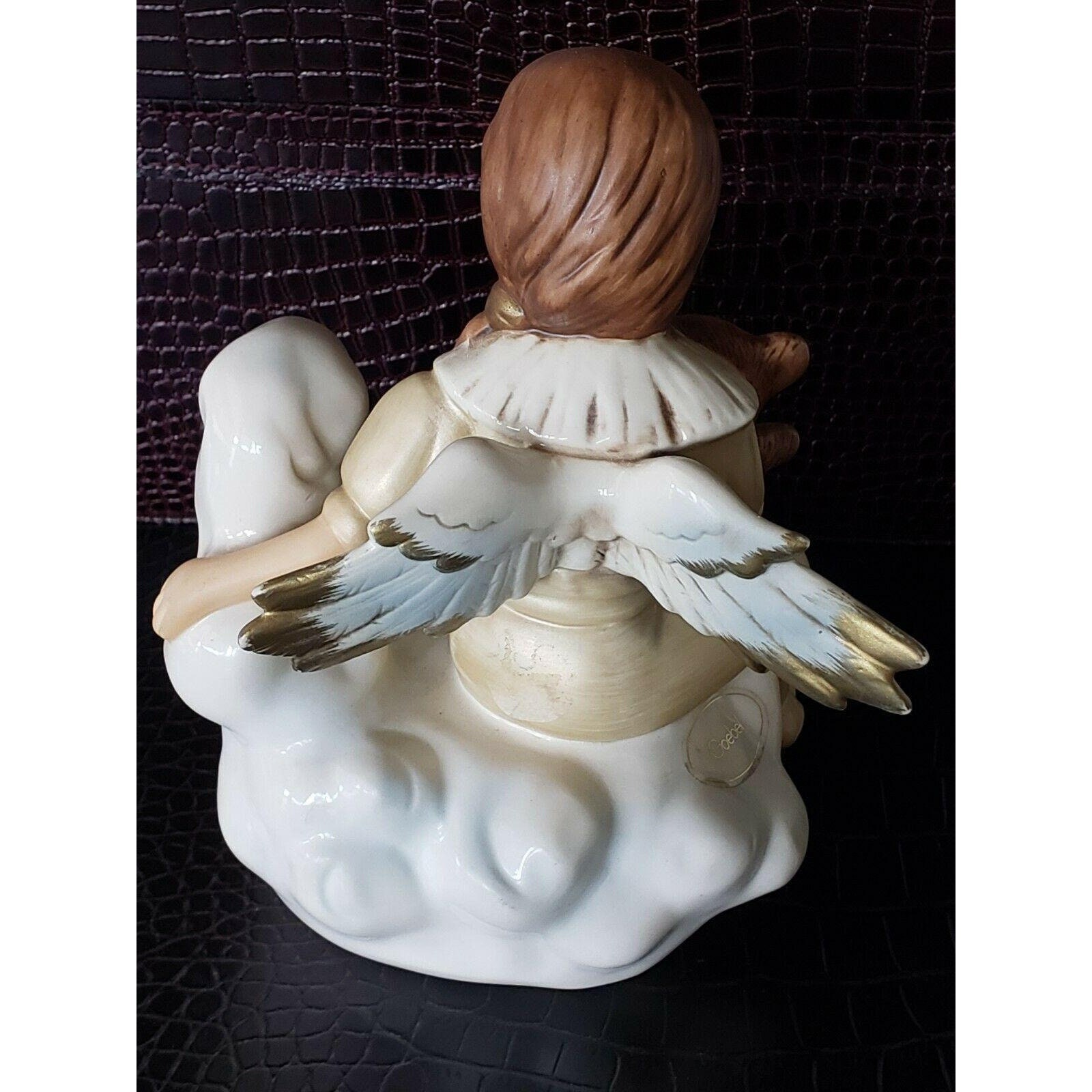 Goebel Figurine 57 43118 Angel With Teddy Bear 6 11/16in Excelent ...