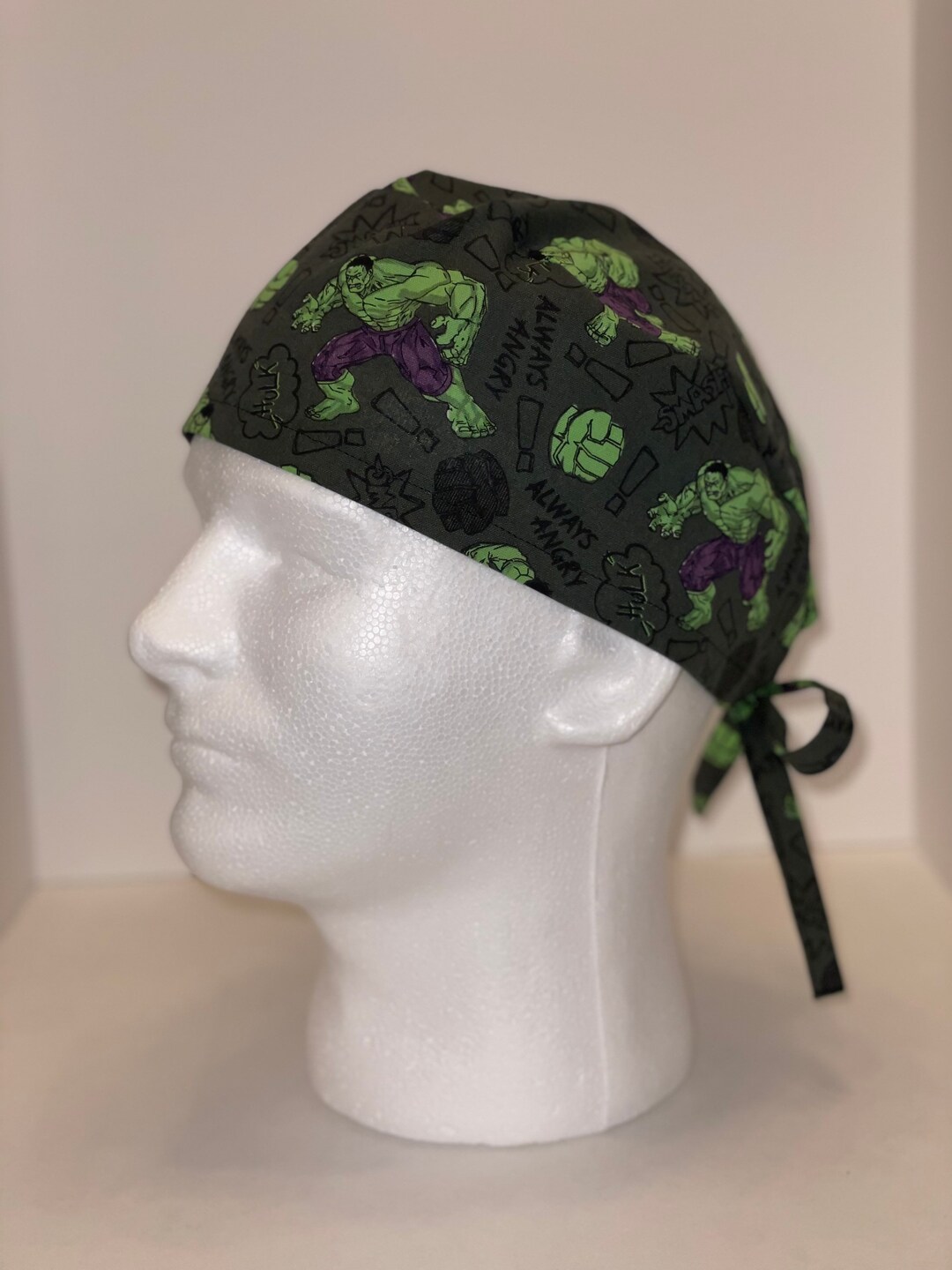 Mens Scrub Cap Hulk Scrub Cap Medical Hat - Etsy