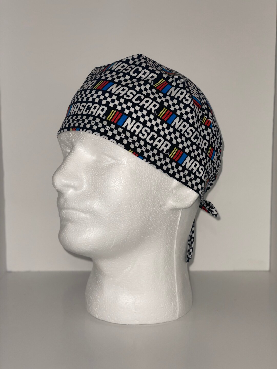 Mens NASCAR Scrub Hat: Handmade Cotton Surgical Cap - Etsy