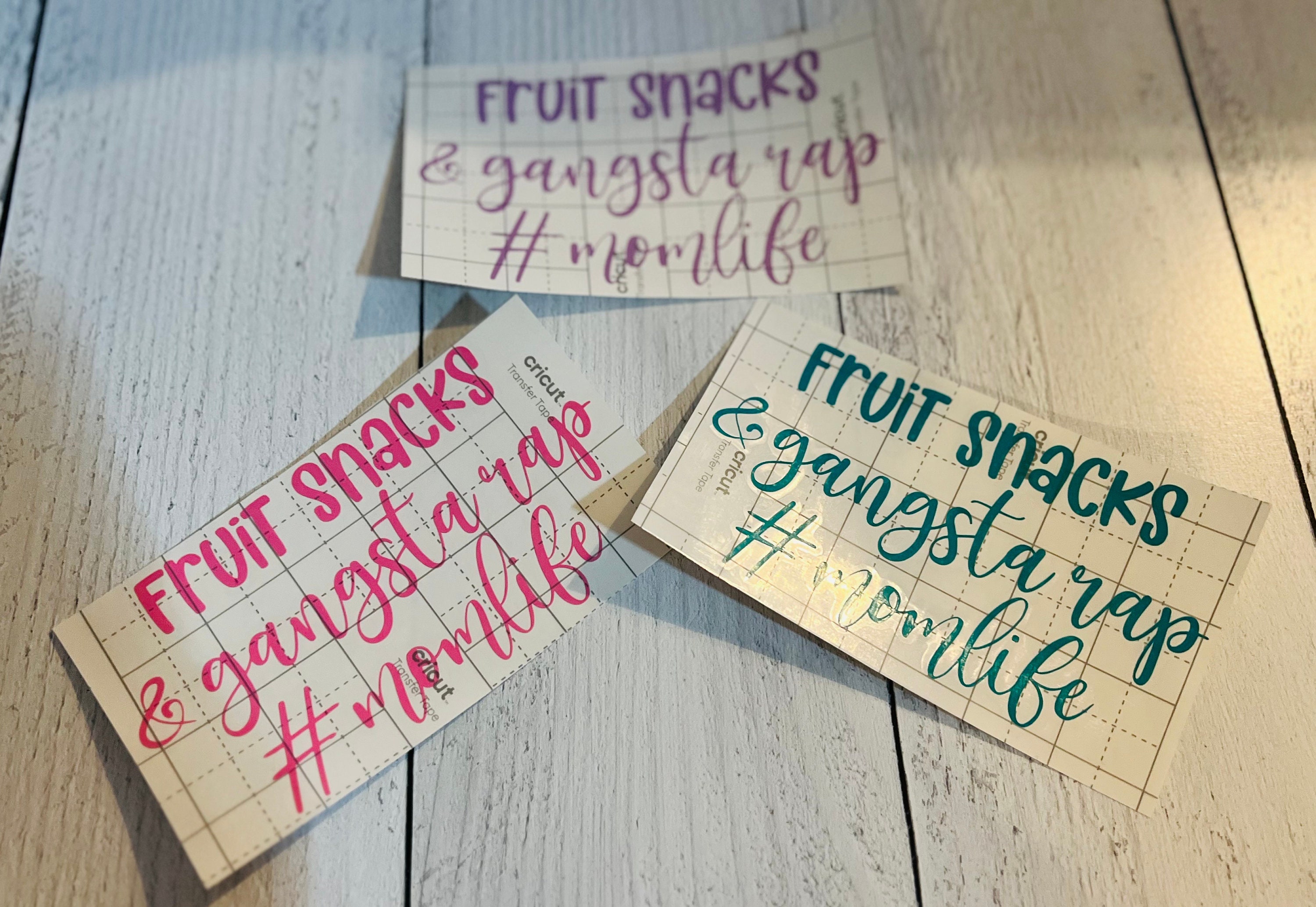 Fruit Snacks & Gangsta Rap, Funny Momlife Car Decal, #momlife, Decal - Etsy