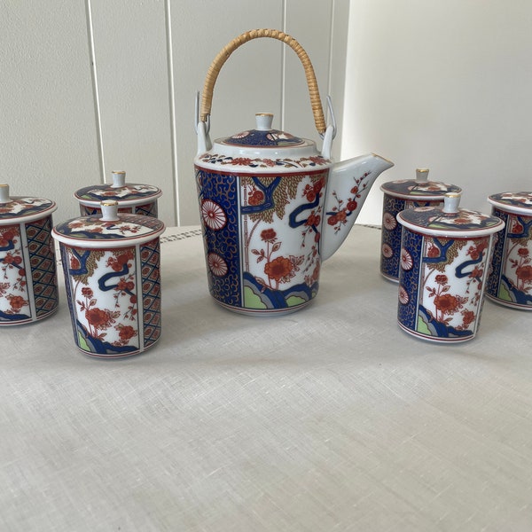 Imari Tea Set - Etsy