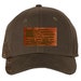 Hat Construction Excavator With Embroidery and Laser Engraved Leather ...