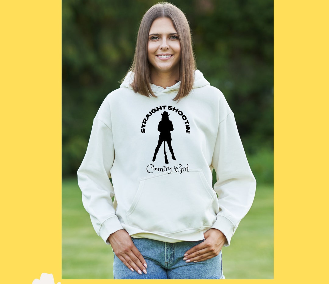 Straight Shooting Country Girl Shotgun Gun Club T-shirt Hoodie Long ...