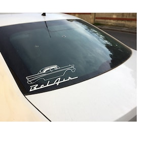 57 Chevy Bel Air Muscle Car Vinyl Decals - Etsy