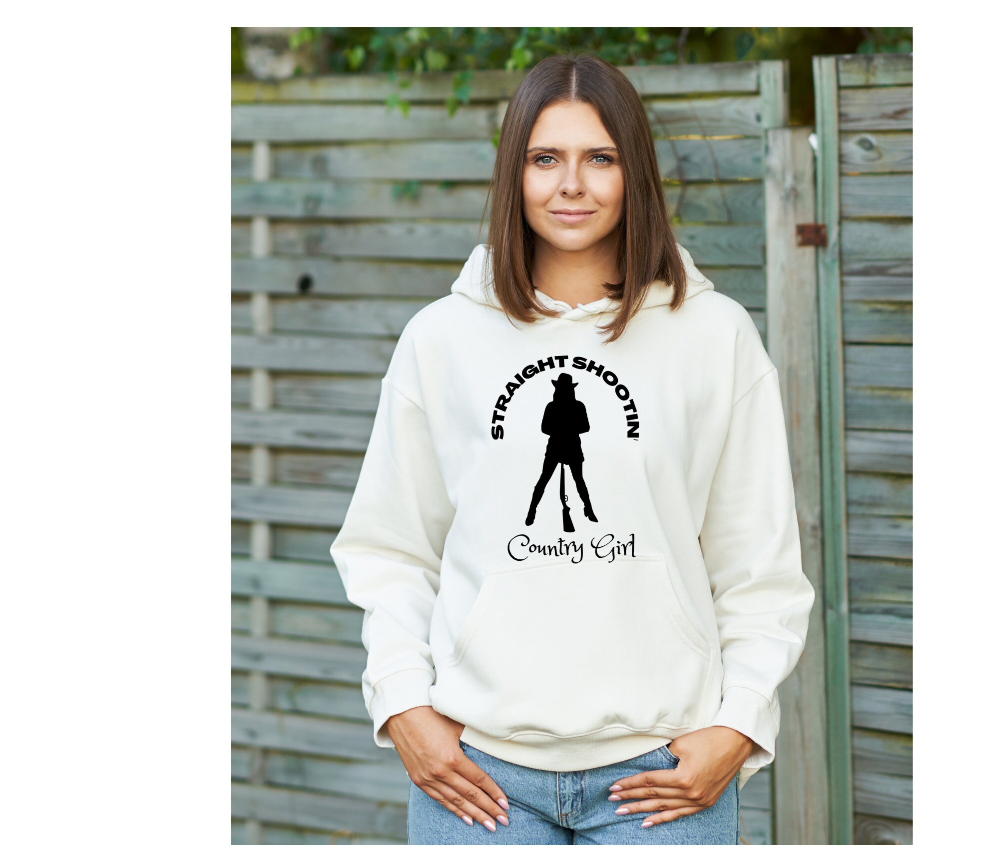 Straight Shooting Country Girl Shotgun Gun Club T-shirt Hoodie Long ...
