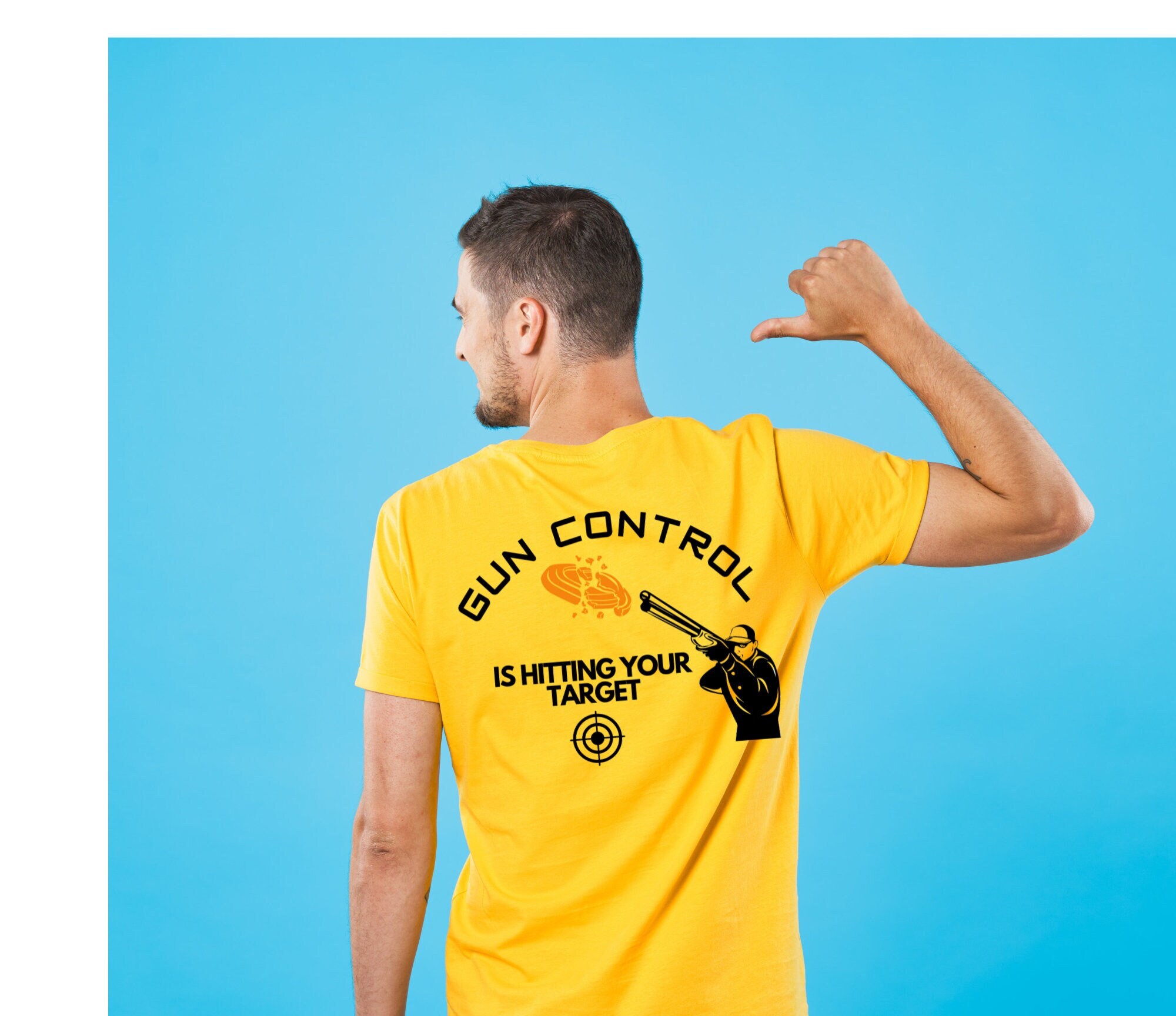 Gun Control is Hitting Your Target Sporting Clay Pigeon / Trapshooting ...