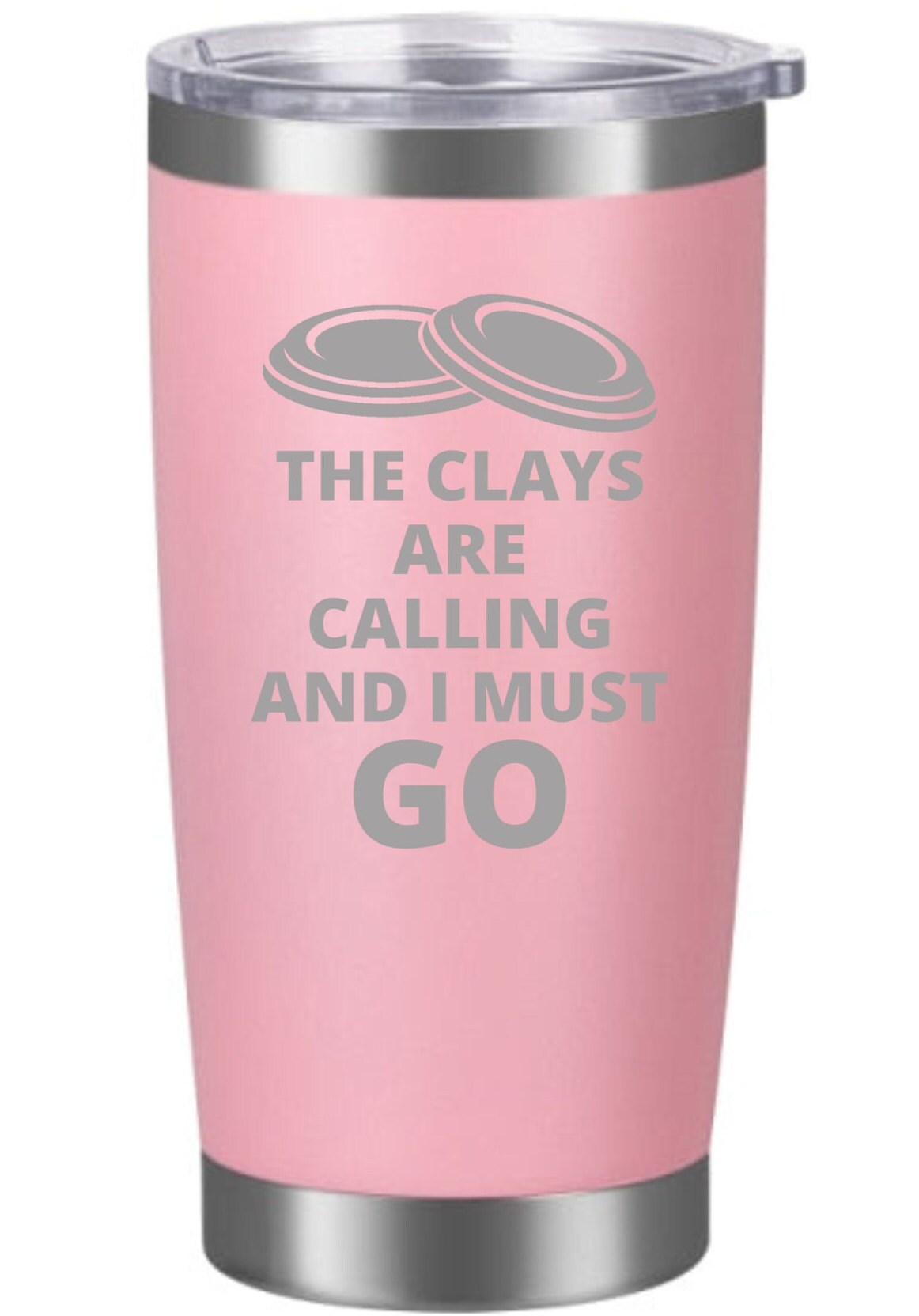 Tumbler the Clays Are Calling and I Must GO Laser Engraved Insulated 20 ...
