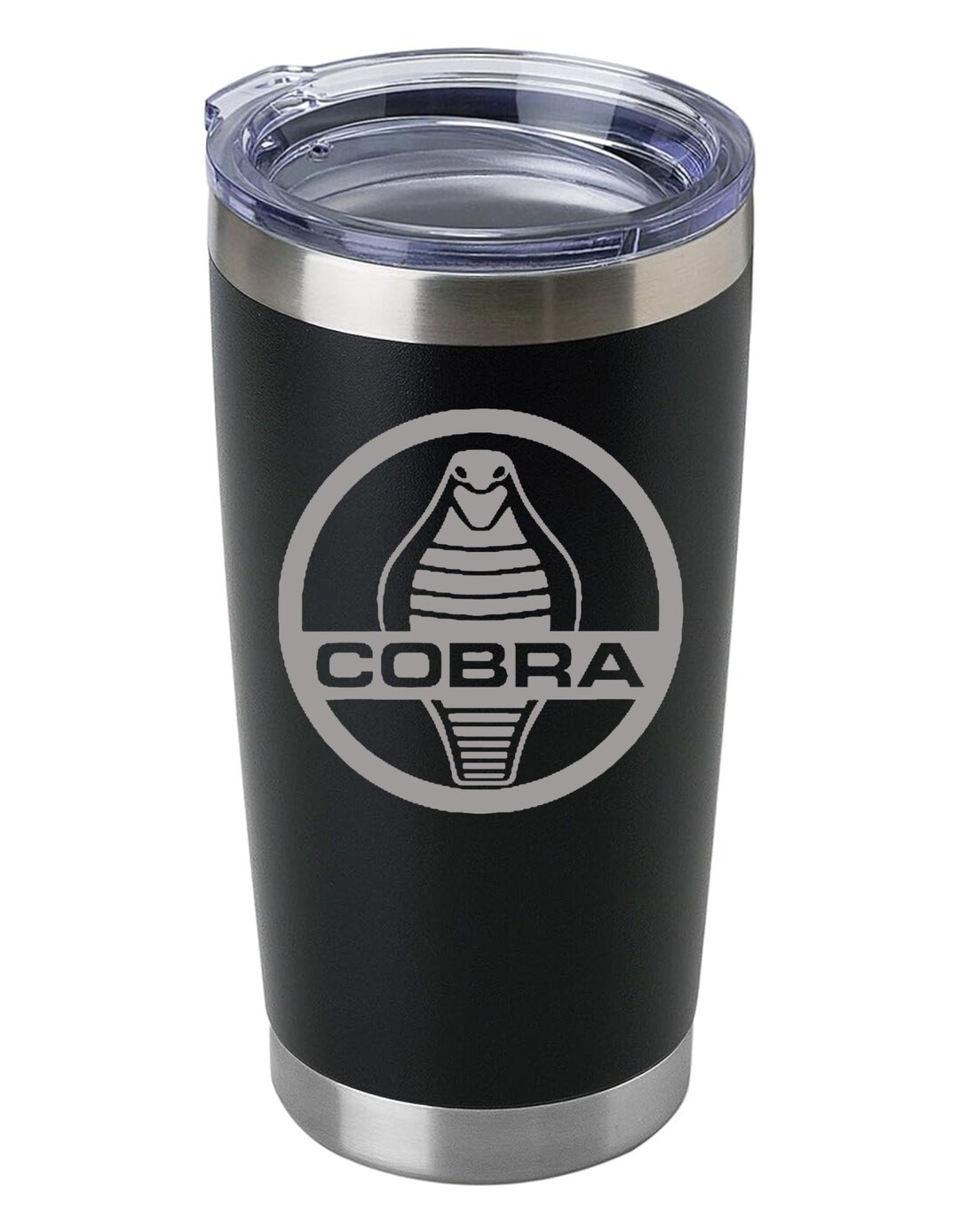 1966 Cobra LOGO Laser Engraved Stainless Steel Tumbler | Insulated 20 ...