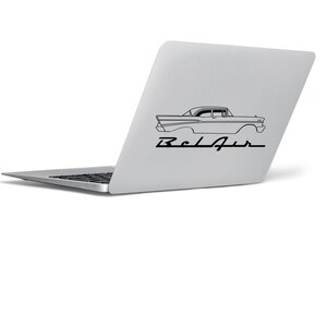 57 Chevy Bel Air Muscle Car Vinyl Decals - Etsy