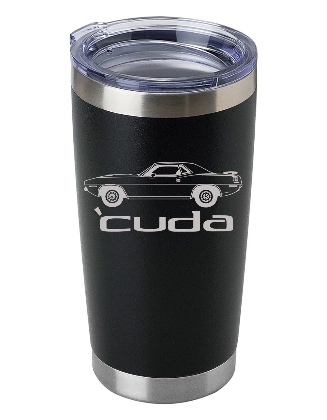 71 Plymouth Cuda Outline Laser Engraved Stainless Steel - Etsy