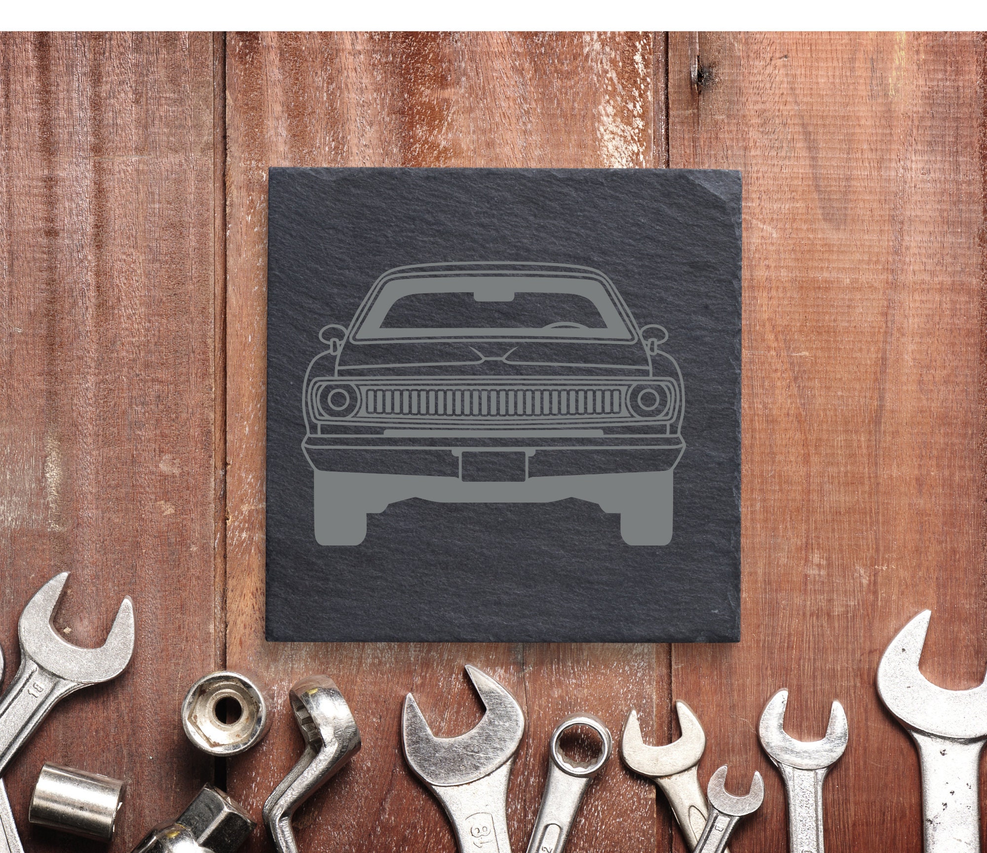 1972 Duster Coaster Laser Engraved | Man Cave | Bar Decor | Classic ...