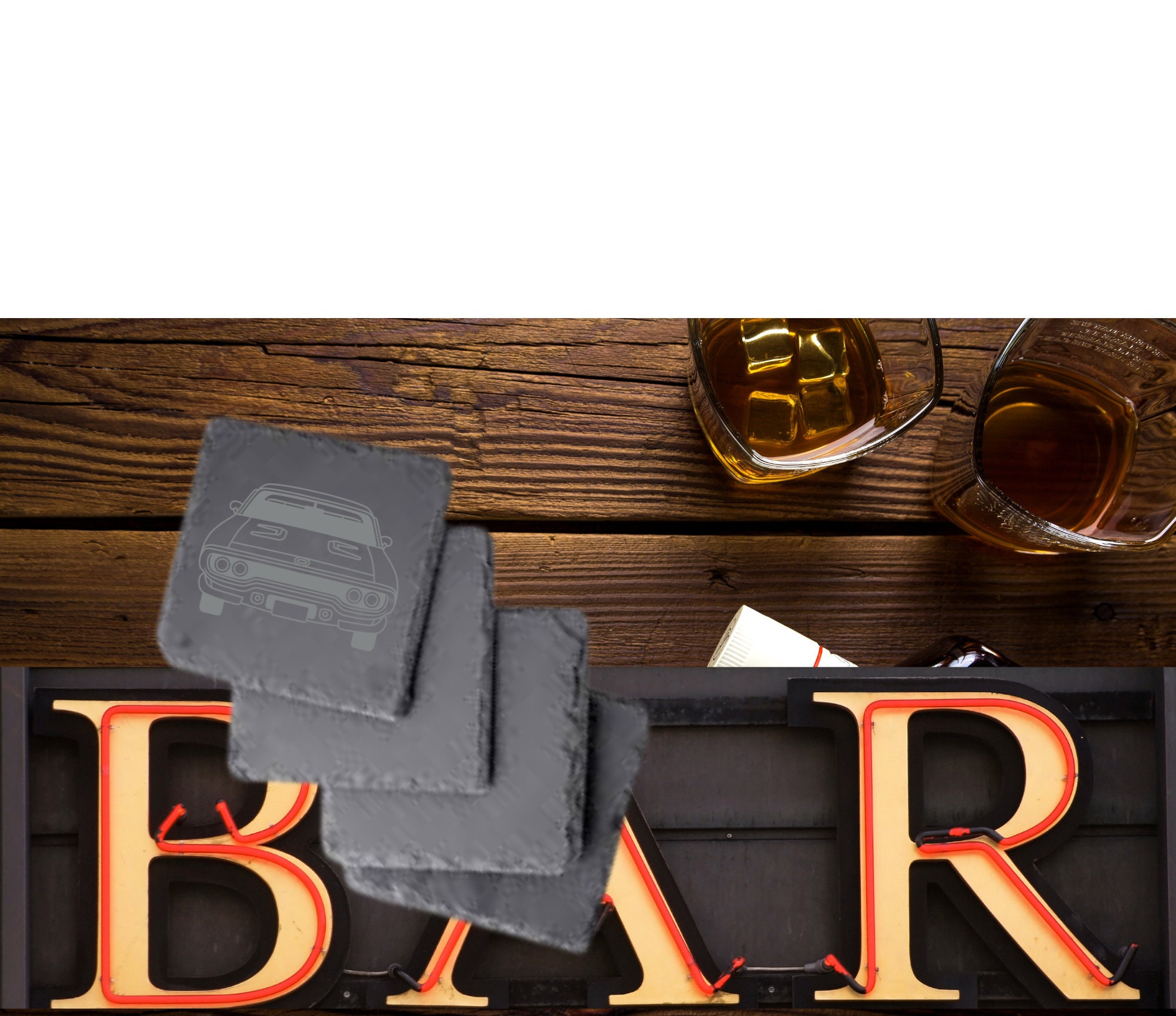 1971 Plymouth Road Runner Slate Coaster Laser Engraved Man - Etsy