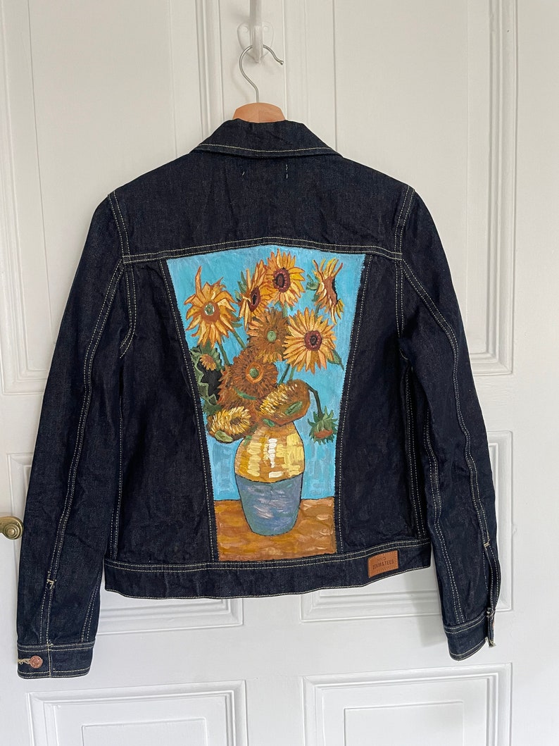 Painted Jacket - Van Gogh - Etsy
