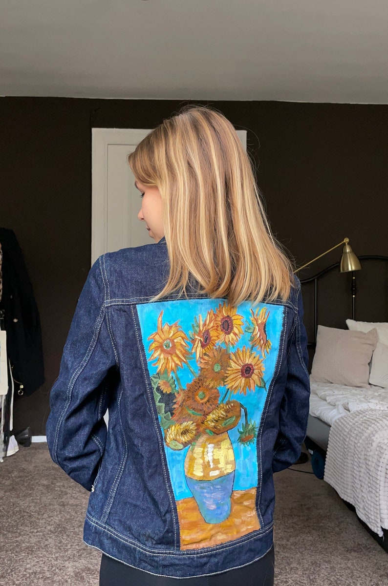 Painted Jacket - Van Gogh - Etsy