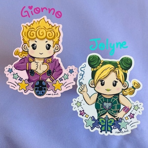 Jojo's Bizarre Adventure Vinyl Sticker | Matte, Waterproof - Etsy