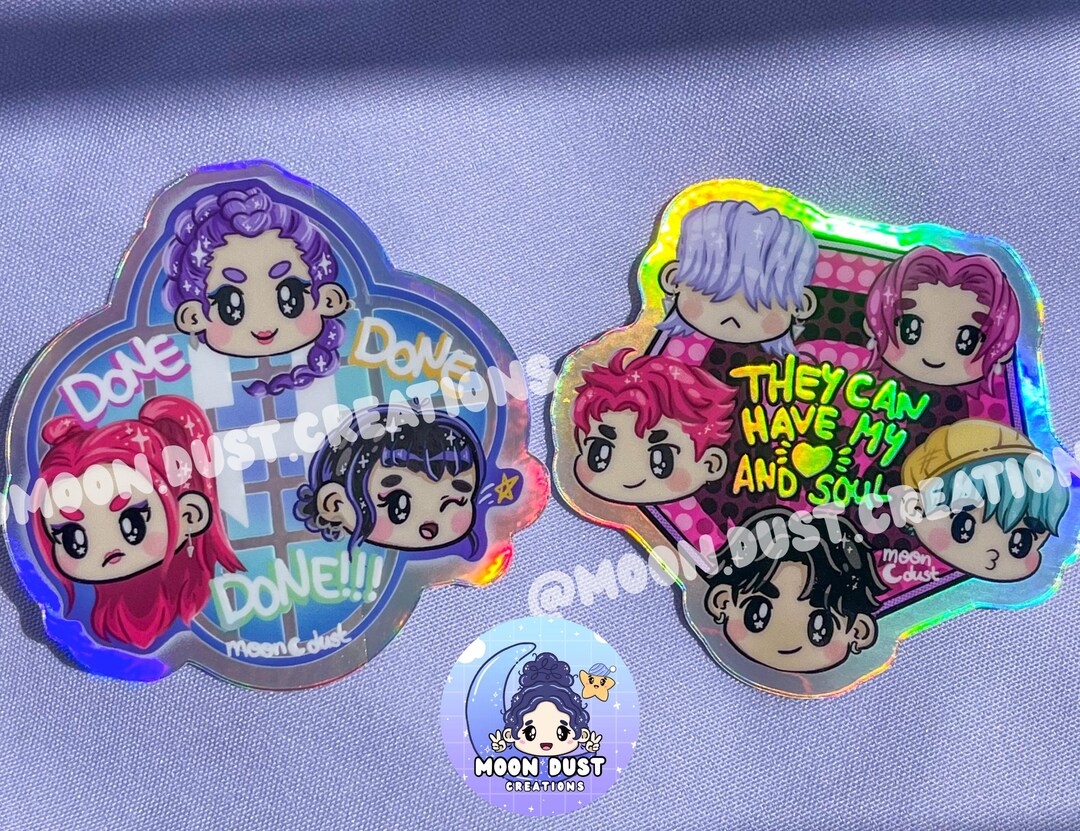 KPDH Holographic Vinyl Sticker | Waterproof - Etsy