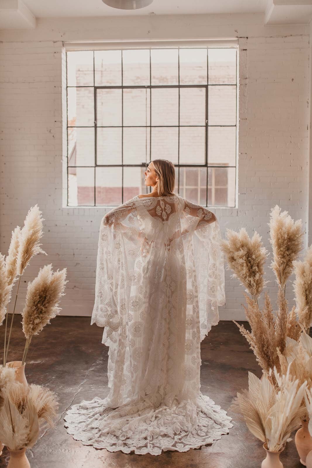 Klay Boho Wedding Dress/ Bohemian Wedding Dress/ Lace Wedding Dress ...