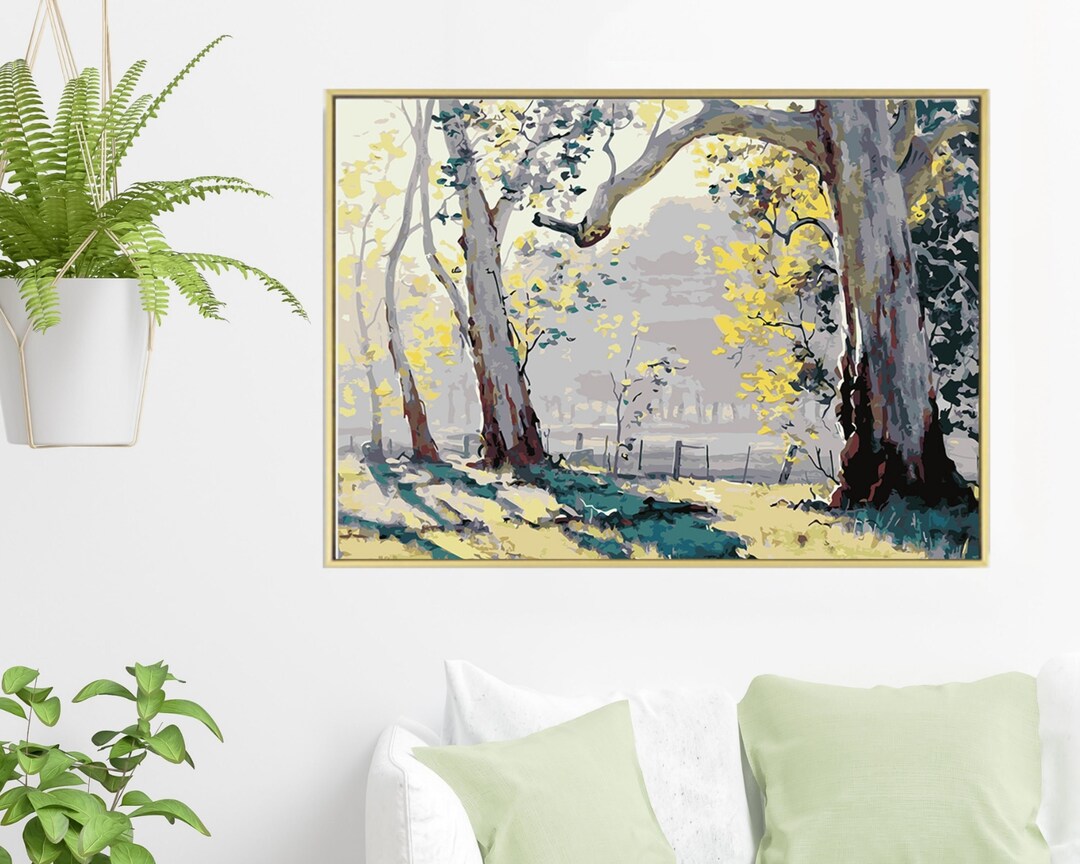 Autumn Forest Paint by Number Kit, Nature Landscape Painting Art, Pet ...