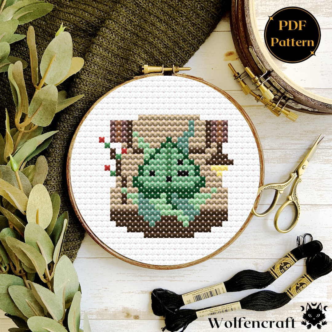 Backpack Korok Cross Stitch Pattern - Beginner Friendly PDF - Legend of ...