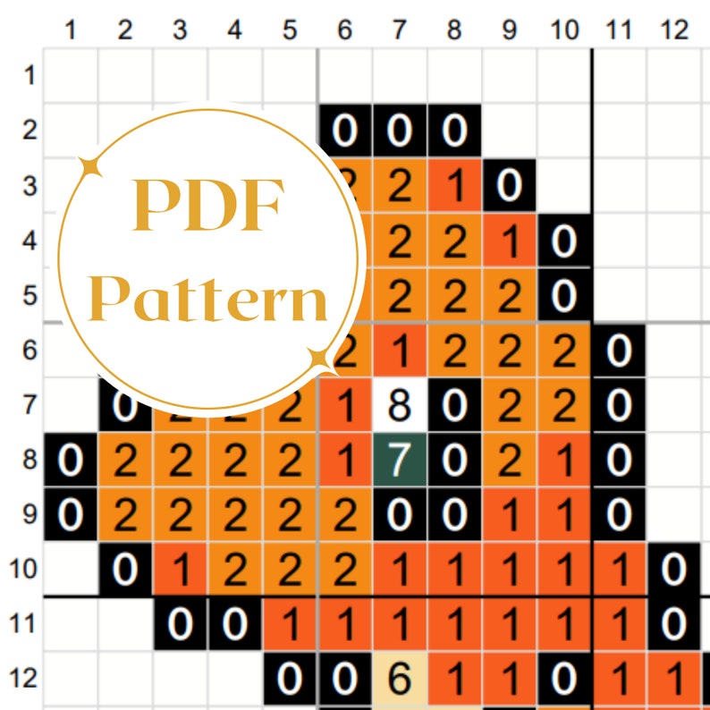 Charmander Sprite Cross Stitch Pattern - Beginner Friendly PDF ...