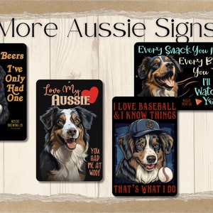 Aussie Bathroom Sign, Australian Shepherd Soap Bath Decor, Metal Dog ...