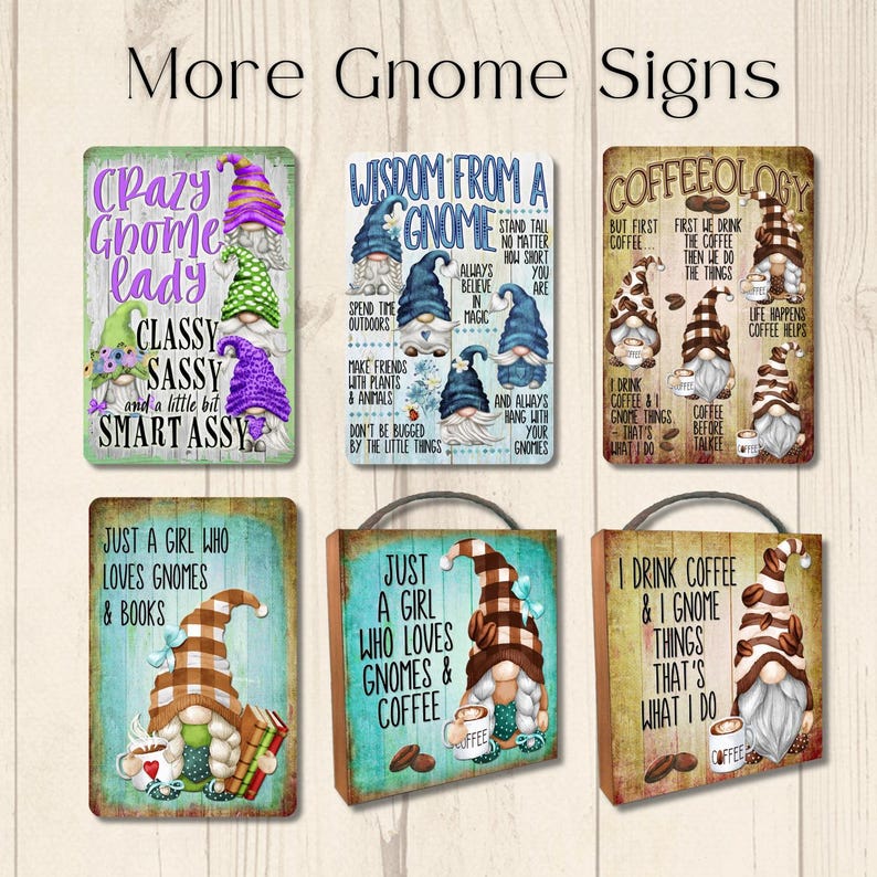 Gnomeland Security, Gnome Sign, Gnome Lover Gift, Gnome Protection ...