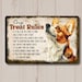 Corgi Treat Rules Sign, Funny Metal Tin Decor, What Your Dog Thinks ...