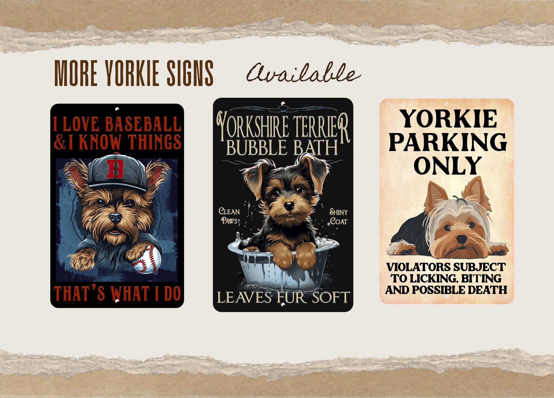 Love My Yorkie, Funny, Handmade Gift for the Yorkie Lover, Yorkshire ...