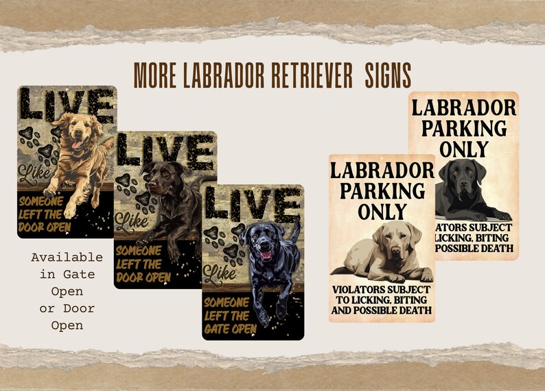 Black Lab Parking Sign, Funny Dog Mom Gift, Outdoor Metal Tin, Labrador ...