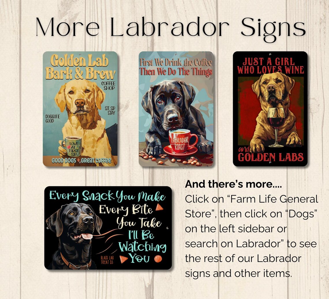 Black Lab No Soliciting Sign, Funny Metal Tin Outdoor Wall Art ...