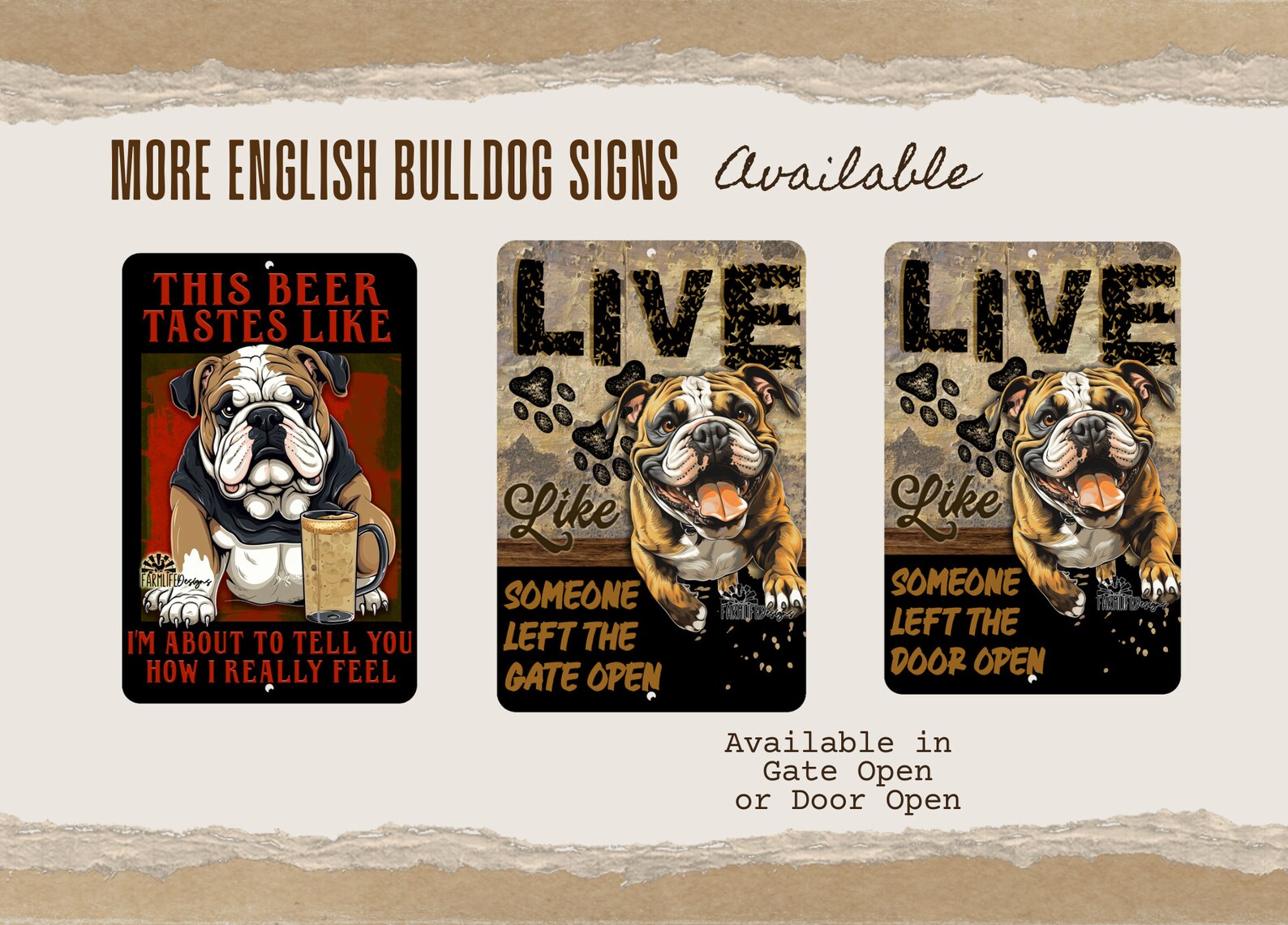 English Bulldog Bubble Bath Advertising Sign 8x12, Bull Dog Lover Gift ...