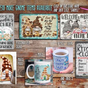 Gnome Kitchen Sign, Heart of the Gnome, Home Decor, Farmhouse Style ...