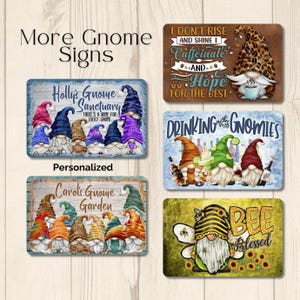Gnomeland Security, Gnome Sign, Gnome Lover Gift, Gnome Protection ...