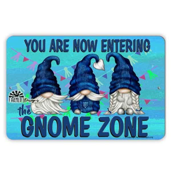 Gnome Zone Sign - Etsy