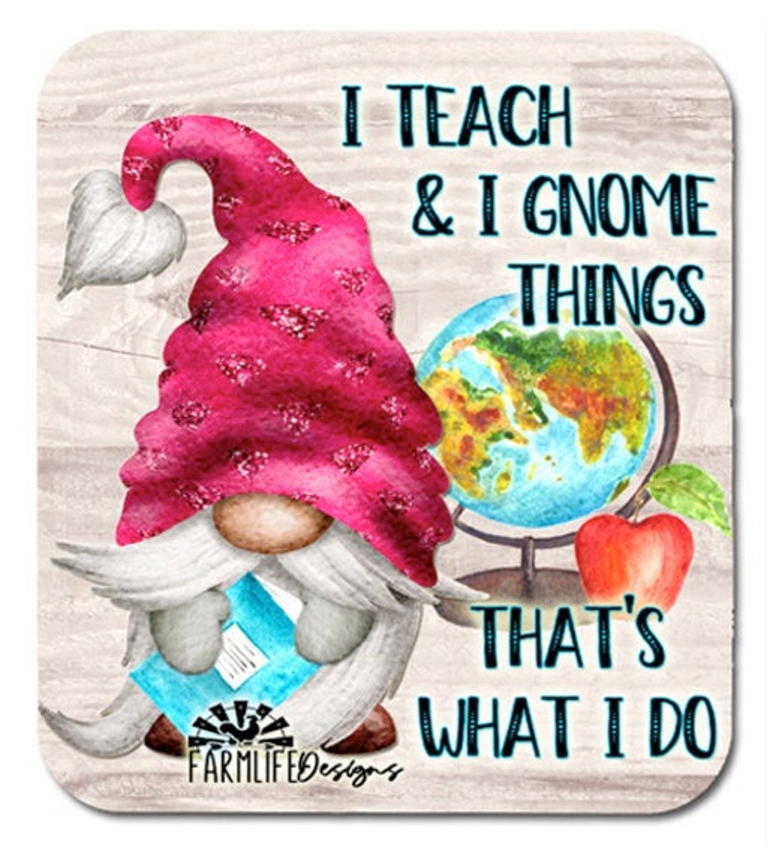 Teacher Gnome I Teach and I Gnome Things That's What I - Etsy