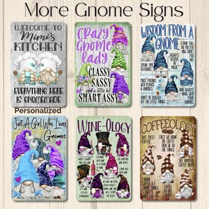 Garden Gnome Sign, Welcome to My Garden, Everything is Gnome Grown ...