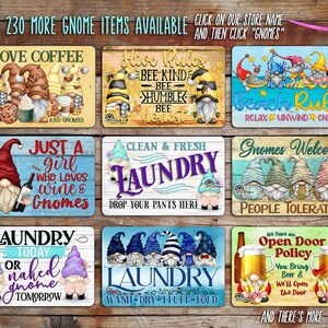 Crazy Gnome Lady Sign, Farmhouse Garden Sign, Gnome Lover Gift, Gift ...