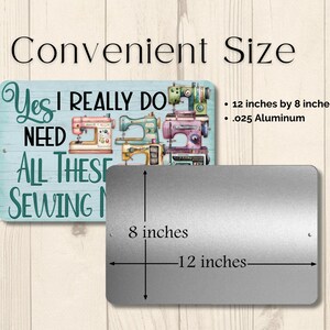 Sewing Room Sign, Yes I Really Do Need All These Sewing Machines, Craft ...