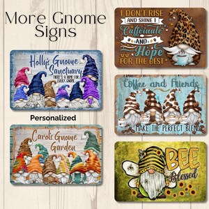 Gnome Sign, Motivational Advice, Wisdom From a Gnome Pink, 8x12, Gnome ...