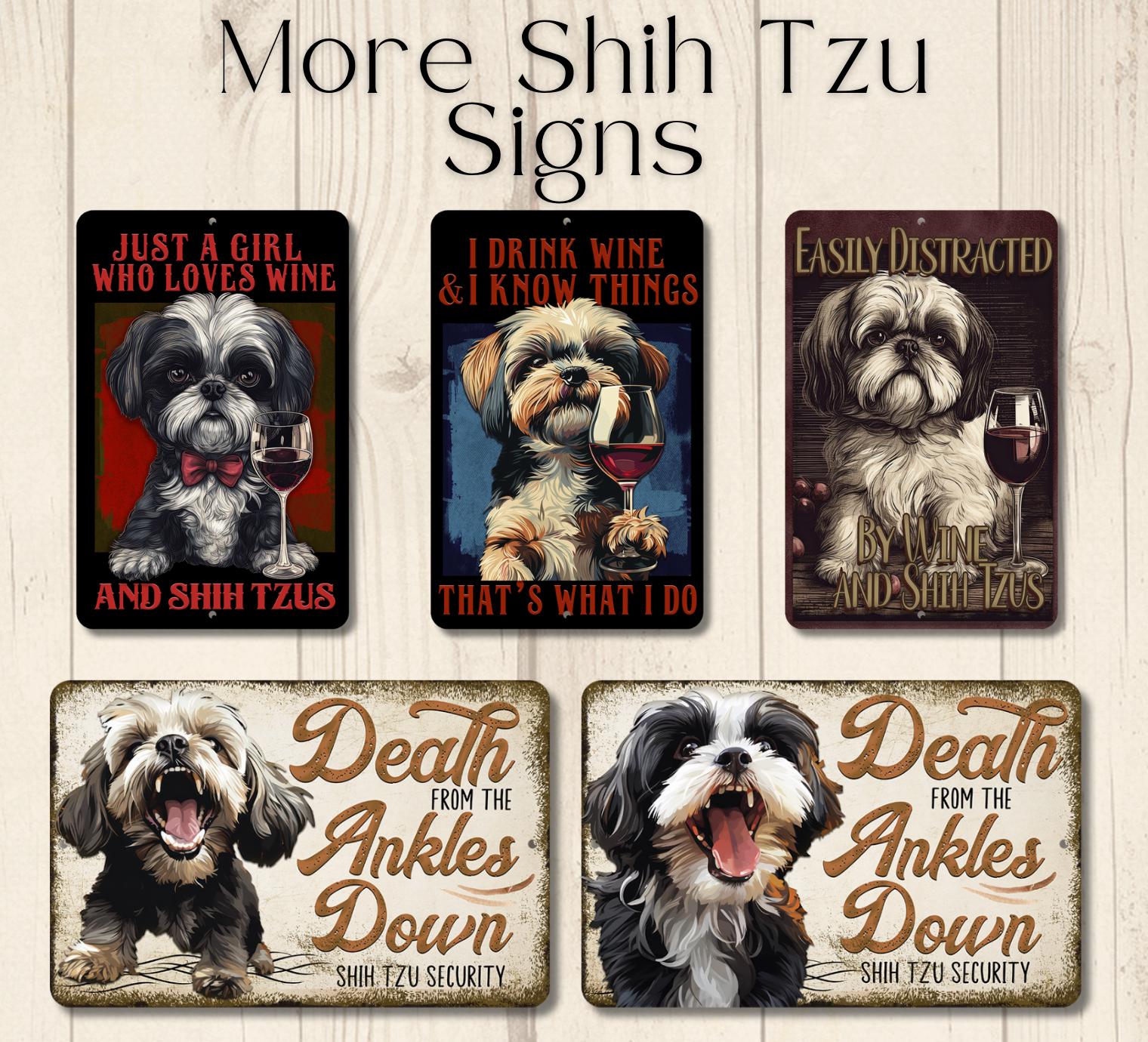 Shih Tzu Coffee Bar Gift, Shitsu Bark & Brew Sign, Shitzu Lover Gift ...