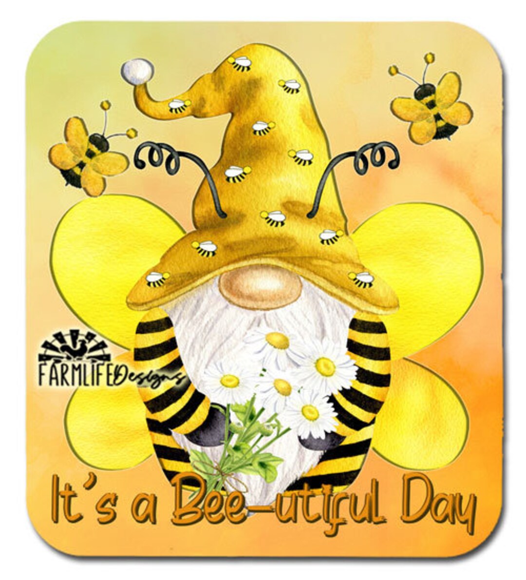 Gnome Bees Magnet, Bee-utiful Day, Gnome Lover Gift, Bee Lover Gift ...
