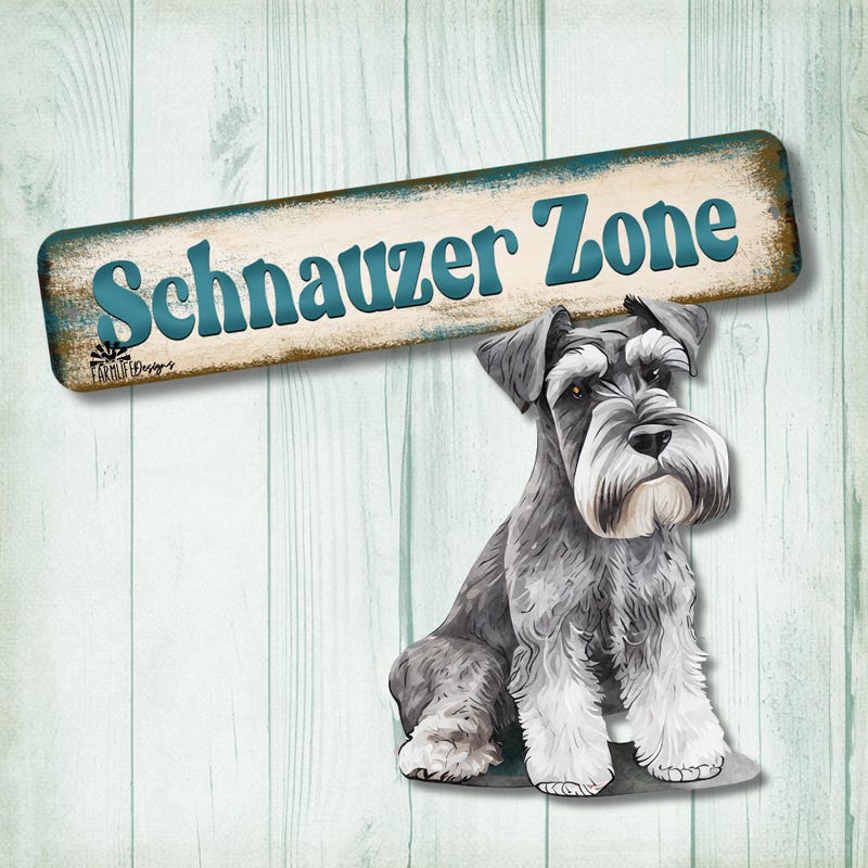 Schnauzer Sign - Etsy