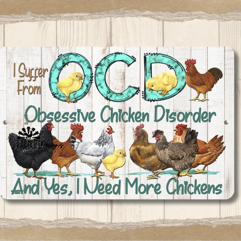 Funny Chicken Sign - Etsy