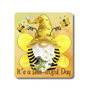 Gnome Bees Magnet, Bee-utiful Day, Gnome Lover Gift, Stocking Stuffer ...